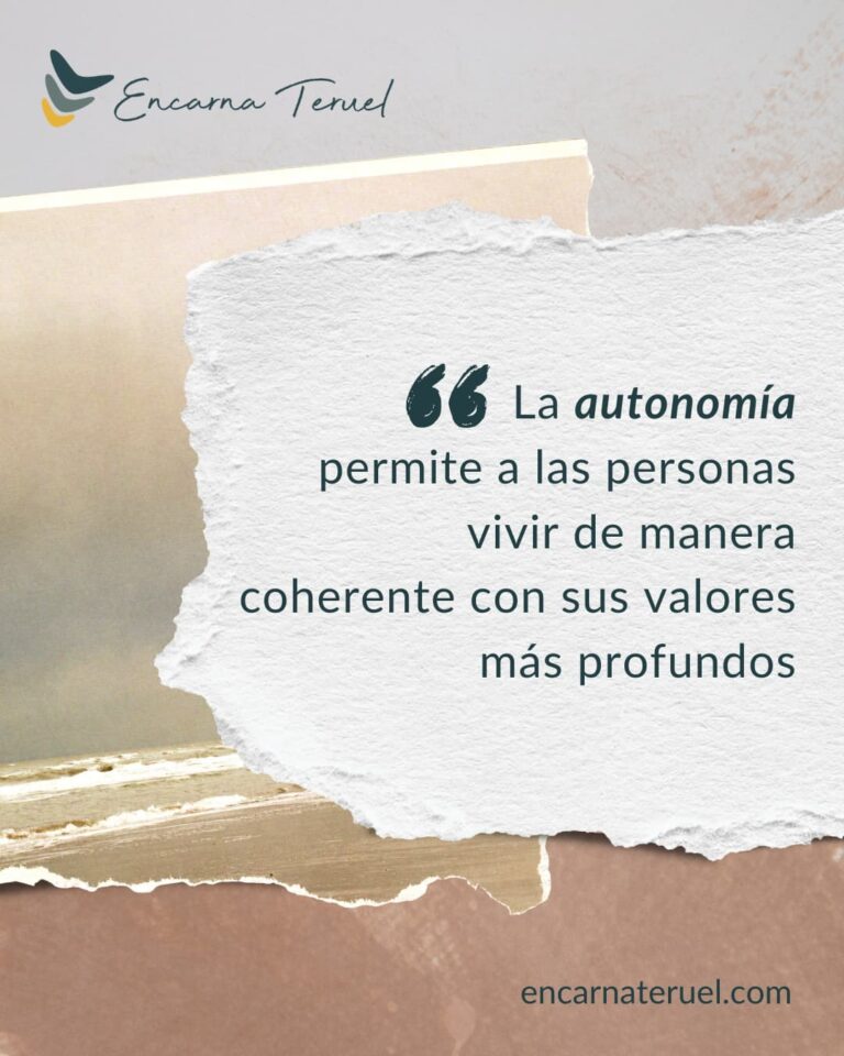 Cómo mejorar la autonomía personal - Encarna Teruel